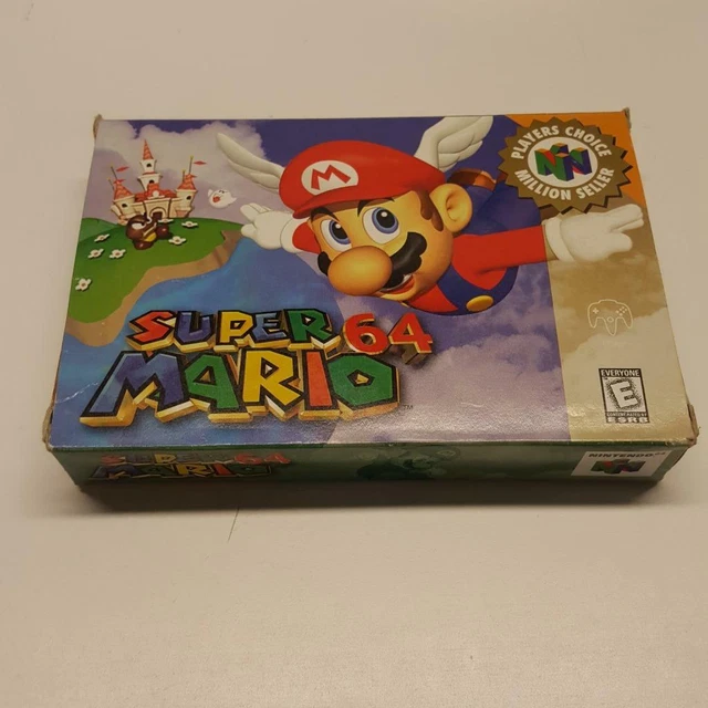SUPER MARIO 64 Nintendo 64 Original Game Box ONLY, No Game (S2000) $47. ...