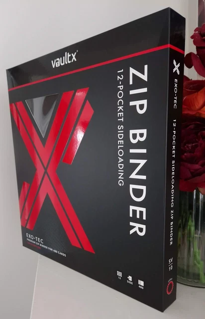 🔥 SV10 VAULT x 12 Pocket Exo-Tec Zip Binder Destined Rivals Pokemon TCG ...
