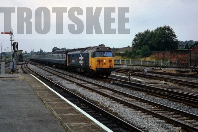 35MM SLIDE BR British Railways Diesel Loco Class 50 50003 1982 Original ...