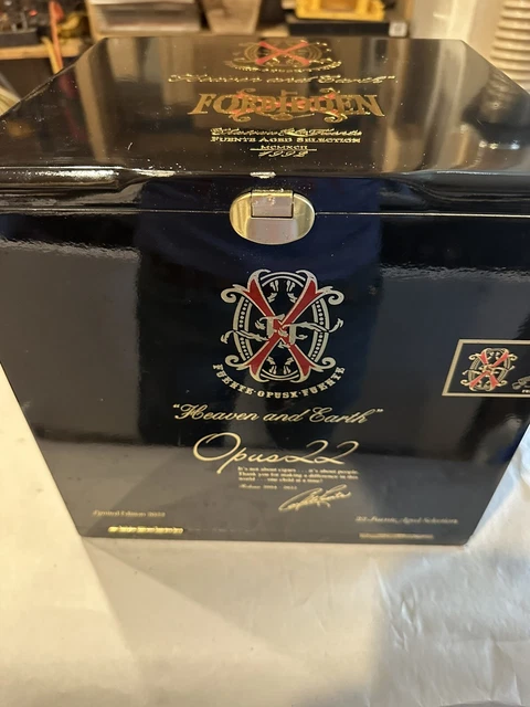 ARTURO FUENTE OPUS 22 Heaven & Earth Prometheus Humidor. Empty Shell ...
