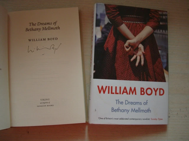 WILLIAM BOYD SIGNED DREAMS OF BETHANY MELLMOTH UK 1st PRINTING HARDBACK VG+/F £13.00 - PicClick UK