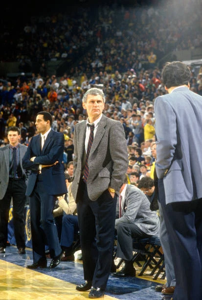 HEAD COACH BILL Frieder University of Michigan looks on du- Basketball ...