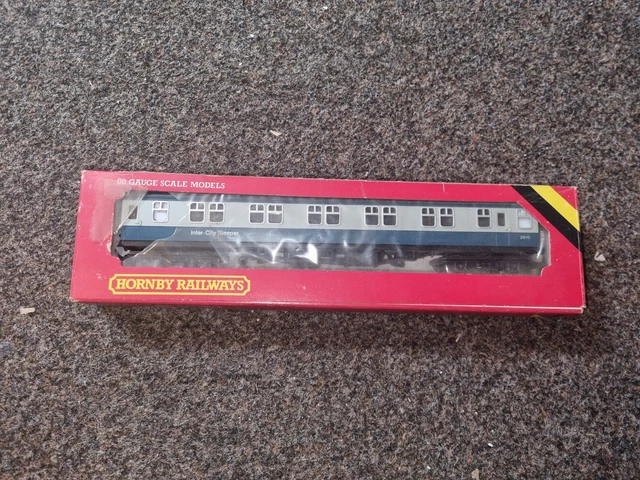 OO GAUGE HORNBY R924 Inter-city Sleeping Car Coach Blue & Grey R/N 2510 ...