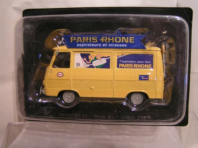 NOREV 1/43 = Peugeot J7-Balai Jaune Paris-Rhône Tour De France 1969 ...