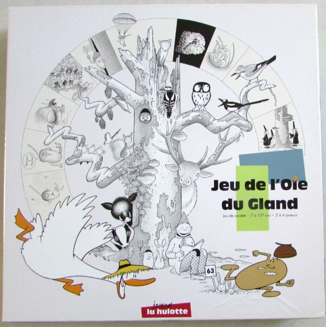 JEU DE SOCIÉTÉ Jeu de l'Oie du Gland Journal La Hulotte De 2 à 4 ...