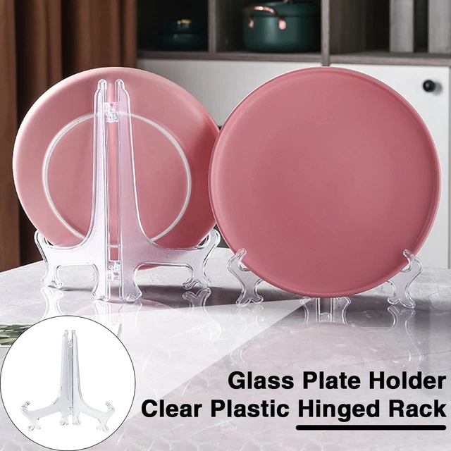 WEDDING CARD DISPLAY Rack Foldable Plate Stand Plastic Holders Stable ...