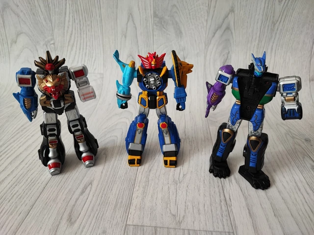 POWER RANGERS WILD Force Ninja Storm Predazord Dx Gao King Megazord ...