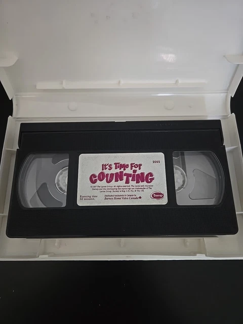 BARNEY - ITS Time For Counting VHS, 1998 $19.00 - PicClick CA