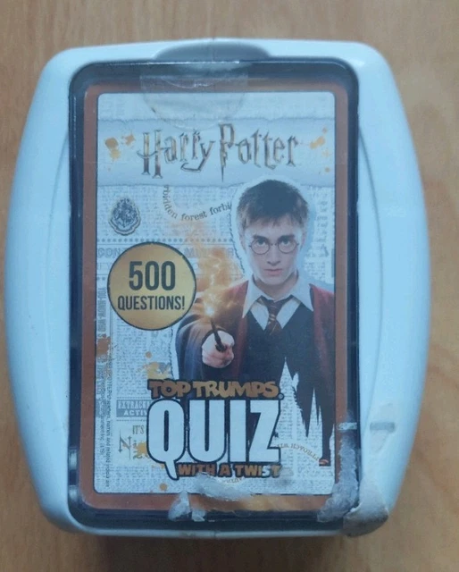 HARRY POTTER TOP Trumps Quiz Card Game - Unopened £4.99 - PicClick UK