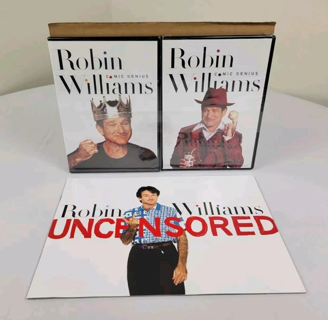 ROBIN WILLIAMS COMIC Genius Time Life Vol 1 & 2 DVDs Collectors Set ...