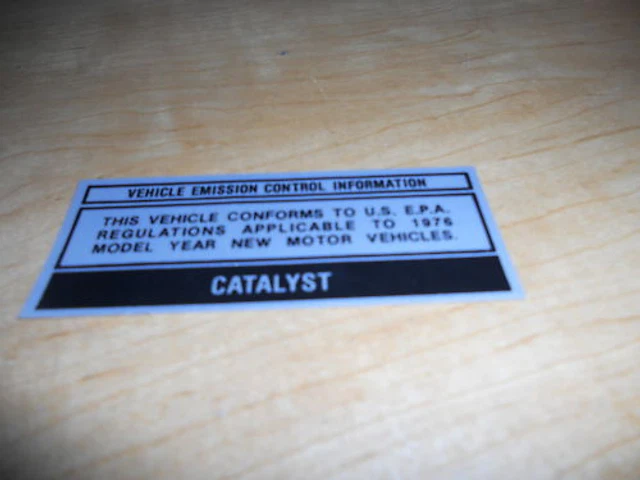 1976 FORD F100 F150 F250 F350 Galaxie Ltd Émissions Conforme Décalque ...