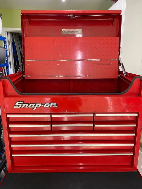 SNAP ON TOOL Box, 9 Drawer Top Chest, Race Chest, KRA63A, Made in ...