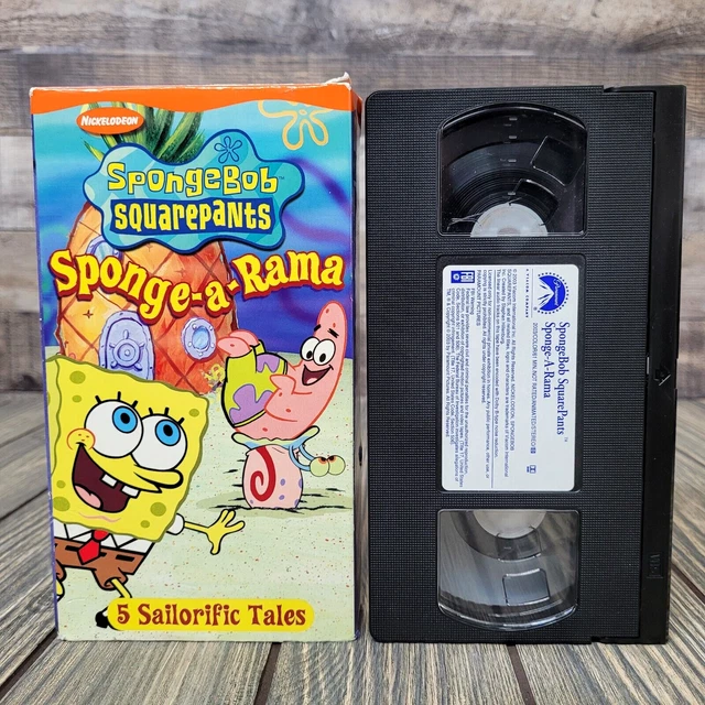 SPONGEBOB SQUAREPANTS: SPONGE-A-RAMA (VHS, 2003, Nickelodeon) 5 ...