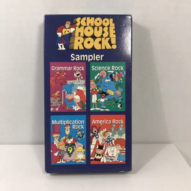 SCHOOL HOUSE ROCK Video Collection VHS 1995 Grammar Science Sampler £8. ...