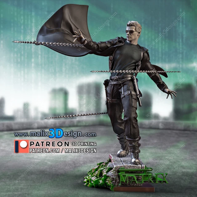 MATRIX, FILMEN, 1/4-1/24, Figur, Fan Art, 3D-Druck, Statue, Sanix3D ...