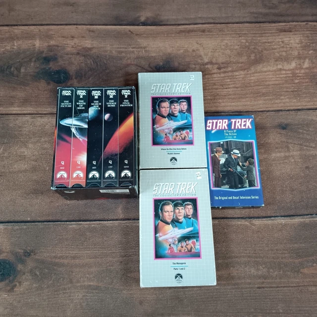 STAR TREK VHS Lot - Movies, The Collectors Edition & Original Series £ ...