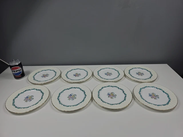 8 X MINTON Bone China ARDMORE Pattern 20.5 cm Salad Plates - VGC £68.30 ...