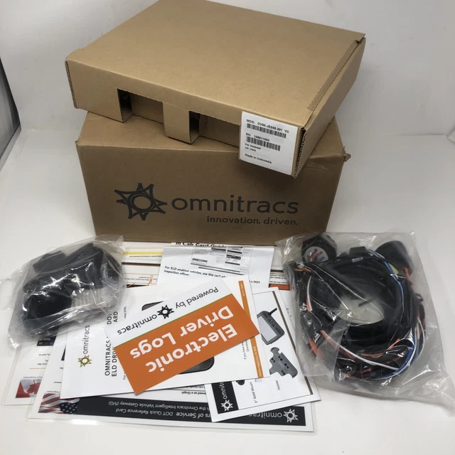 NEW OMNITRACS CV90-JE045-201 Electronic Log Device KIT c/w Accessories ...