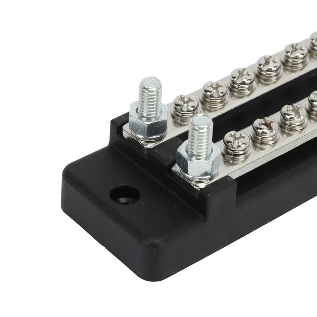 POWER DISTRIBUTION TERMINAL Block 12 Way 150A DC 1248V 28 Terminals EUR ...