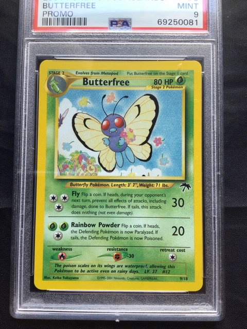 POKEMON CARDS: SOUTHERN Islands Promo: Butterfree 9/18: PSA 9 EUR 71,20 ...