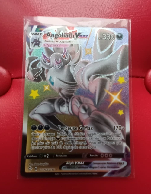 CARTE POKEMON ANGOLIATH Vmax SV117/SV122 Shiny Destinées Radieuses FR ...