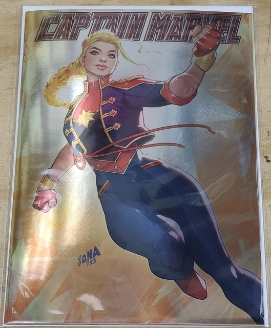 CAPTAIN MARVEL #1 David Nakayama Foil Var Marvel Prh EUR 11,75 - PicClick FR