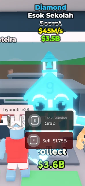 STEAL A BRAINROT Secret Diamond Esok Sekolah 45M/s £8.54 - PicClick UK