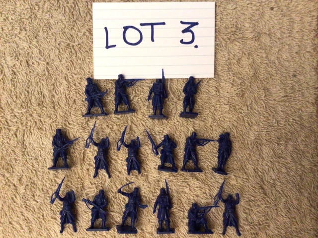 WW2 PLASTIC TOY Soldiers Various Armies and Corps. Sixteen Pieces. Lot ...