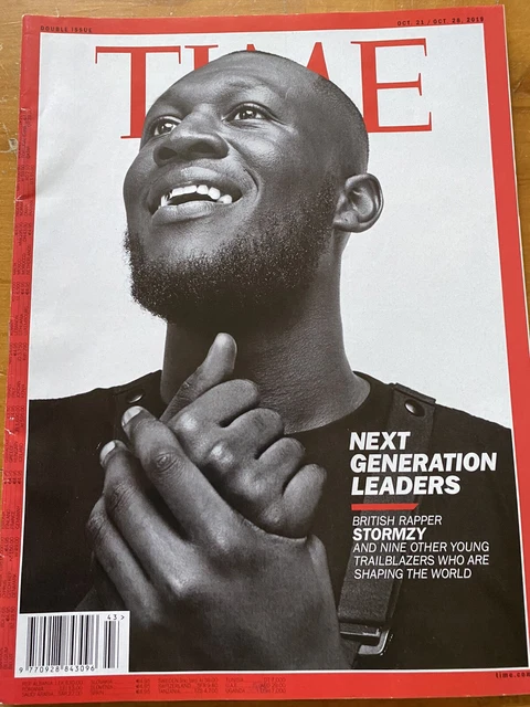 TIME MAGAZINE 2019 Stormzy Cover Next Generation Leaders British Rap NO ...