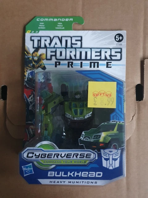 HASBRO TRANSFORMERS PRIME Cyberverse Commander Class Bulkhead action ...