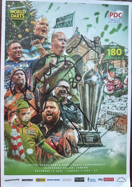 Darts Programme Signed FOR SALE! - PicClick UK