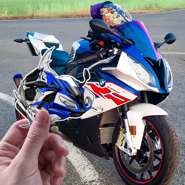 MOTORCYCLE S1000RR 2009-2014 Shark Stickers-Set of 3 Kiss-Cut ...