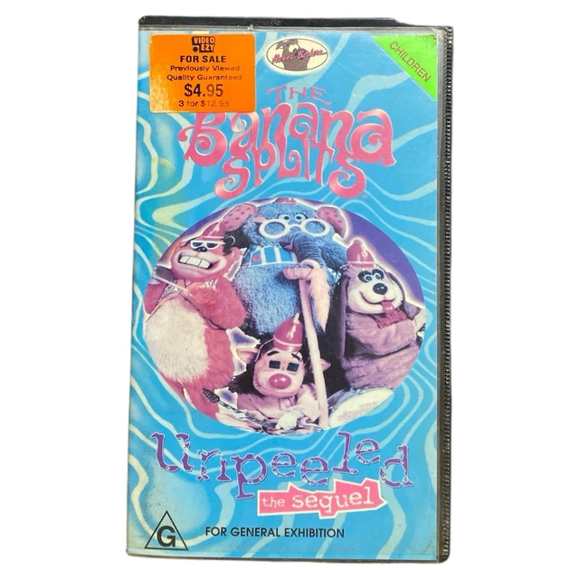 THE BANANA SPLITS VHS Tape 1997 Unpeeled The Sequel Hanna Barbera ...