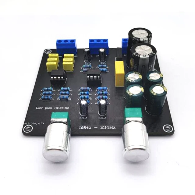 59HZ-234HZ LOW-PASS Super Crossover Board AC9V-12V Dual NE5532 ...