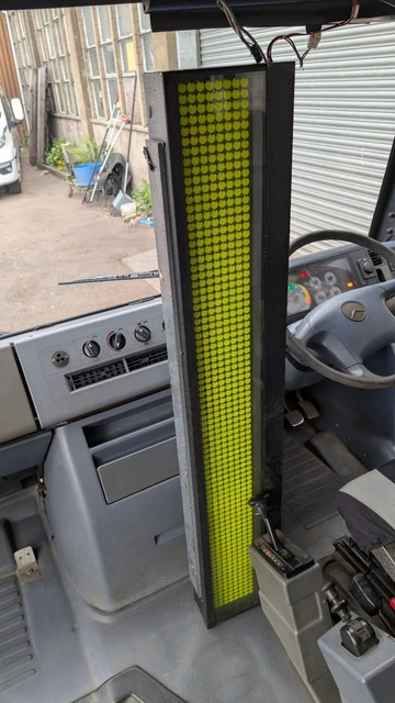 HANOVER DISPLAYS - 84x8 Flip Dot Display (Side) [1] £100.00 - PicClick UK