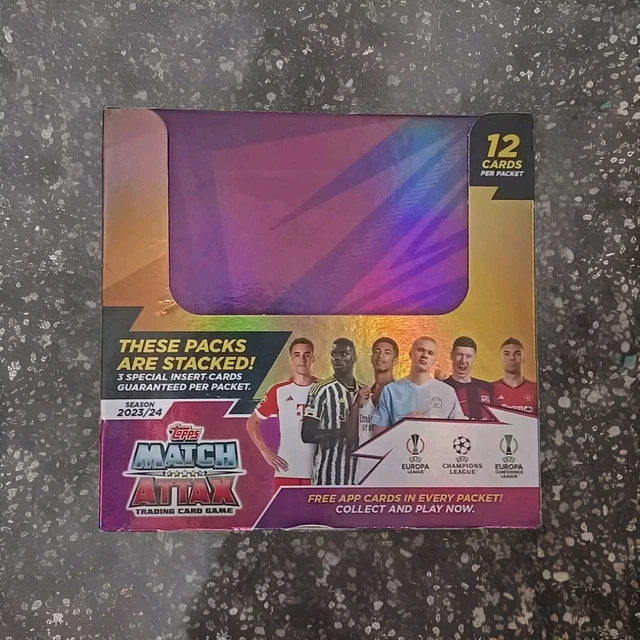 TOPPS MATCH ATTAX 23/24 - Full Box (36 packets / 432 cards) £42.94 ...