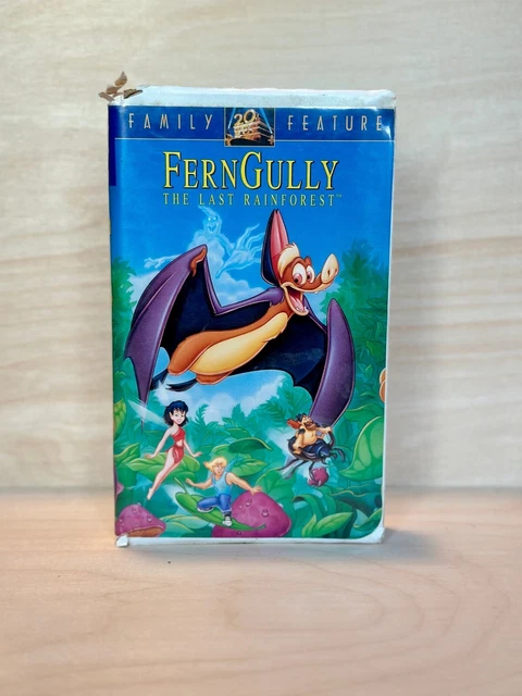 FERNGULLY THE LAST Rainforest VHS Tape Movie Fox Video Family Feature ...