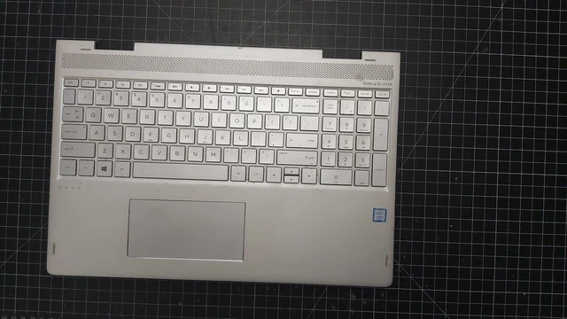 HP ENVY X360 15-BP Palmrest Touchpad Backlit Keyboard 460.0BX12.0001 # ...
