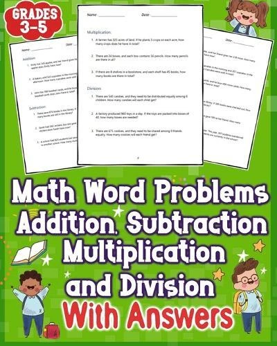 MARIA LARRY MATH Word Problems Addition Subtraction Multiplication and ...