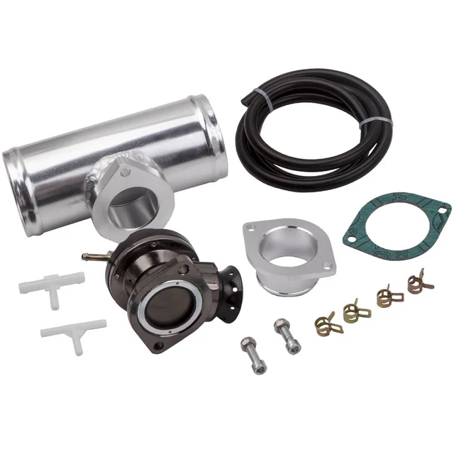 TYPE RS TURBOCHARGER Bov Blow Off Valve+2.5" Aluminum Flange Adapter ...