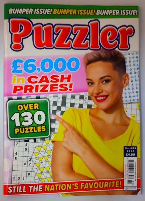 MAGAZINE PUZZLER #685 2026 Édition Spéciale Pare-chocs 130+ Puzzles EUR ...