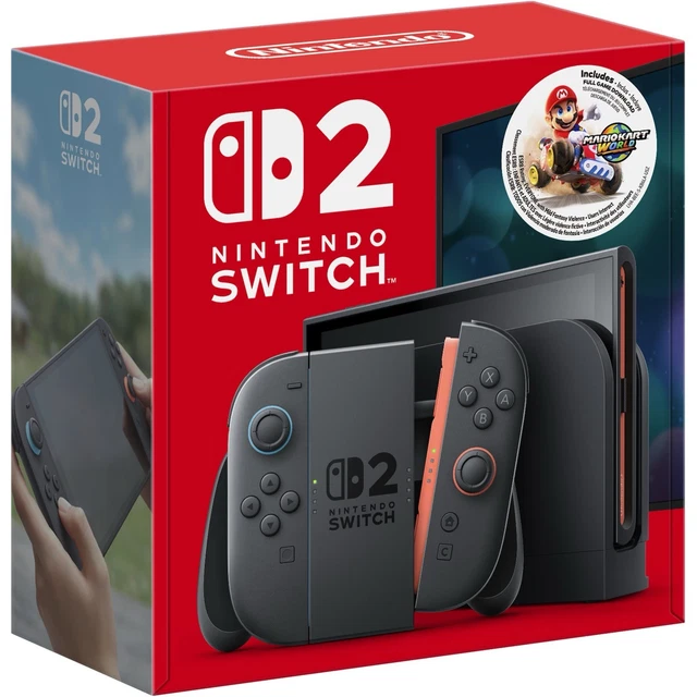 NINTENDO SWITCH 2 + Mario Kart World Bundle COSTCO CONFIRMED SHIPS JUNE ...