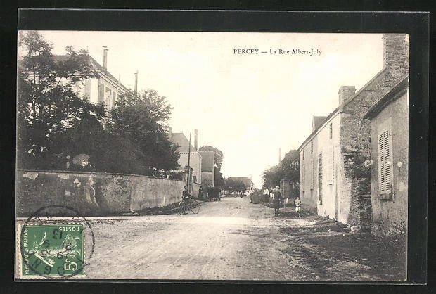 CPA PERCEY, LA Rue Albert-Joly 1913 EUR 13,00 - PicClick FR