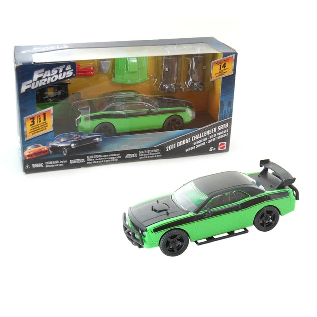 FAST AND FURIOUS 2011 Dodge Challenger SRT8 Kit 3 IN 1 Mattel EUR 43,92 ...