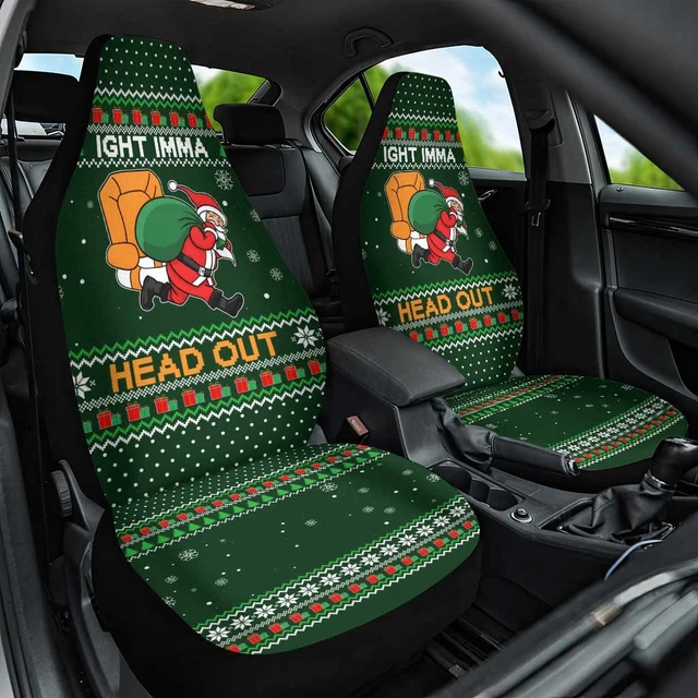 SURFER SWELL CHRISTMAS Car Seat Cover Xmas Holiday Patterns Ts04 $60.14 ...
