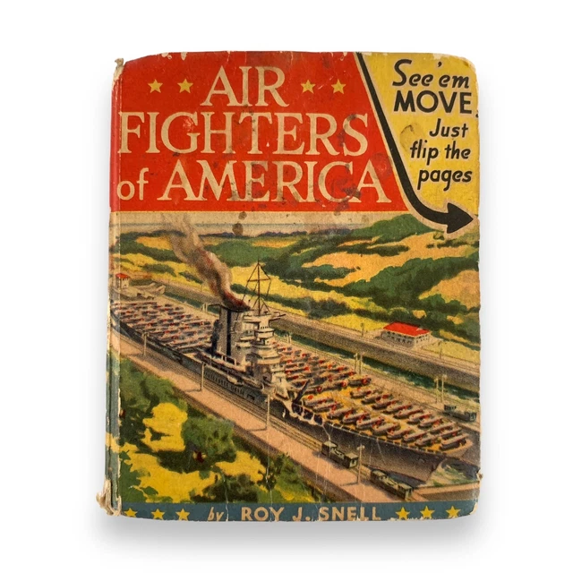 THE BETTER LITTLE Books Air Fighters of America VTG 1941 by Roy J ...