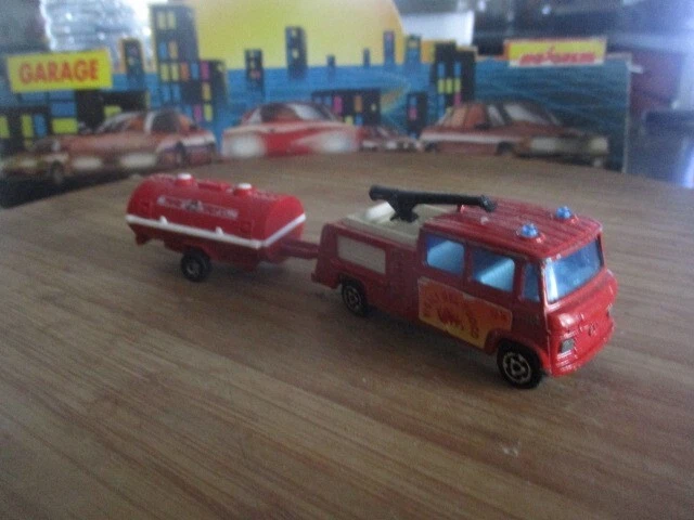 MAJORETTE MERCEDES CAMION Pompier + Remorque N°258 Ech 1/70 Made In France EUR 2,50 - PicClick FR