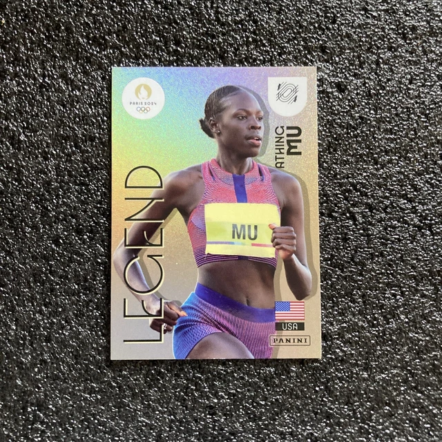 PANINI PARIS 2024 Olimpiadi "ATHING MU" TEAM USA LEGEND CARD #86 ...