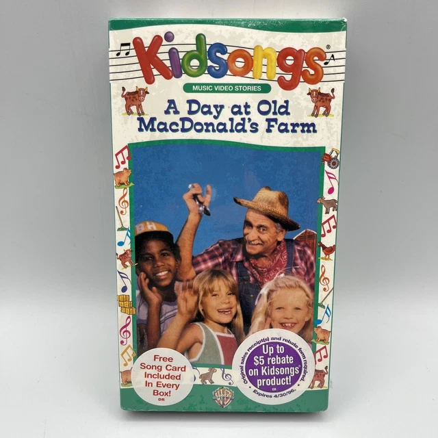 KIDSONGS - VHS - A Day at Old MacDonald's Farm - 1985 - Children's ...