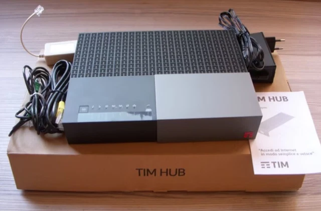 MODEM ROUTER TIM Hub Adsl Adsl2+ Vdsl Evdsl Fibra Wifi 1000 Mega ...
